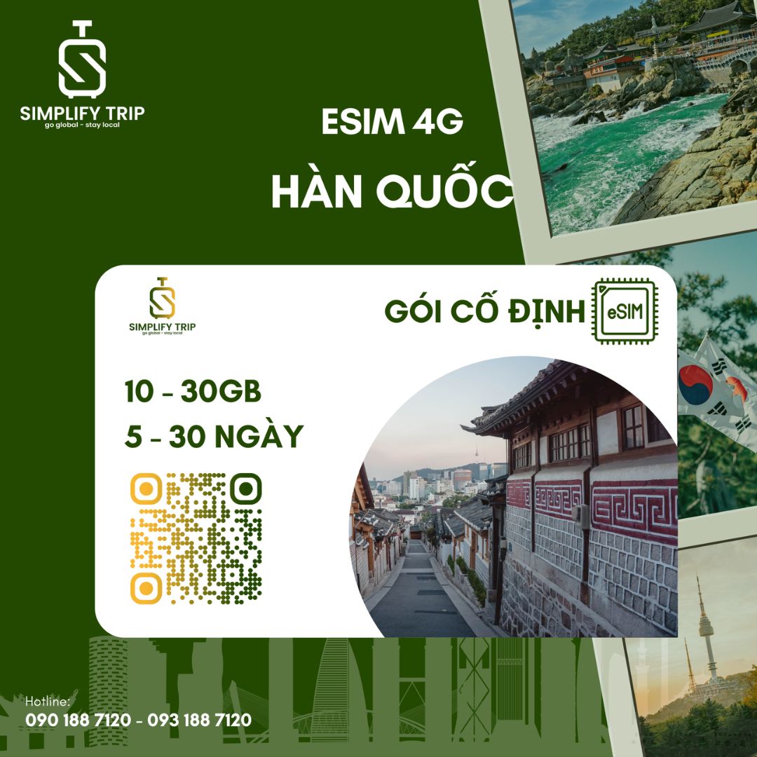 eSIM Korean 4G high speed, data only | Simplify Trip