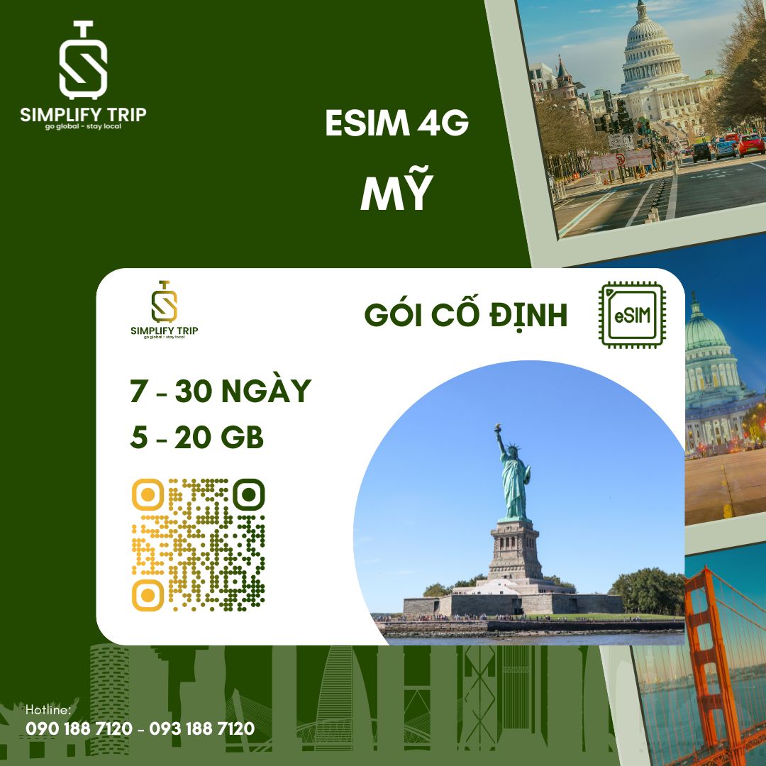 eSIM US 4G high speed, data only | Simplify Trip