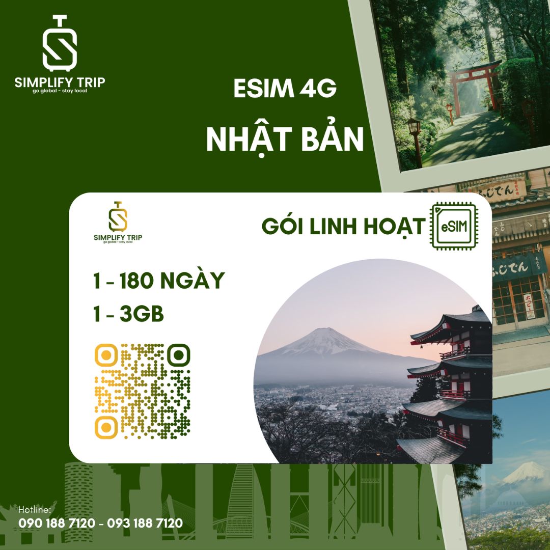 eSIM Japan 4G high speed, data only | Simplify Trip